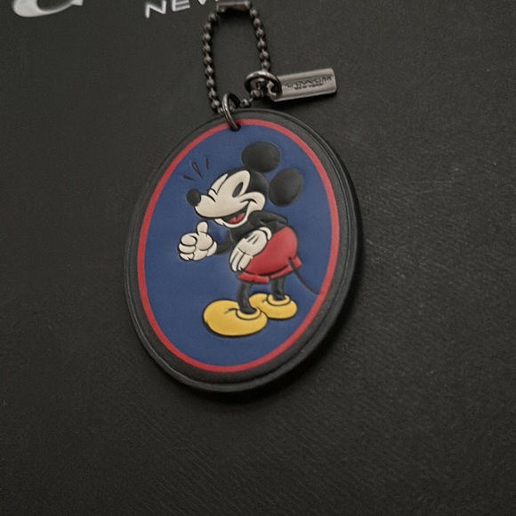 Coach | Accessories | Coach X Disney Mickey Mouse Leather Fob Chain ...